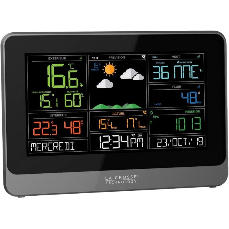 Acheter en ligne la station météo La Crosse avec connexion Wifi Acheter en ligne la station météo La Crosse avec connexion Wifi